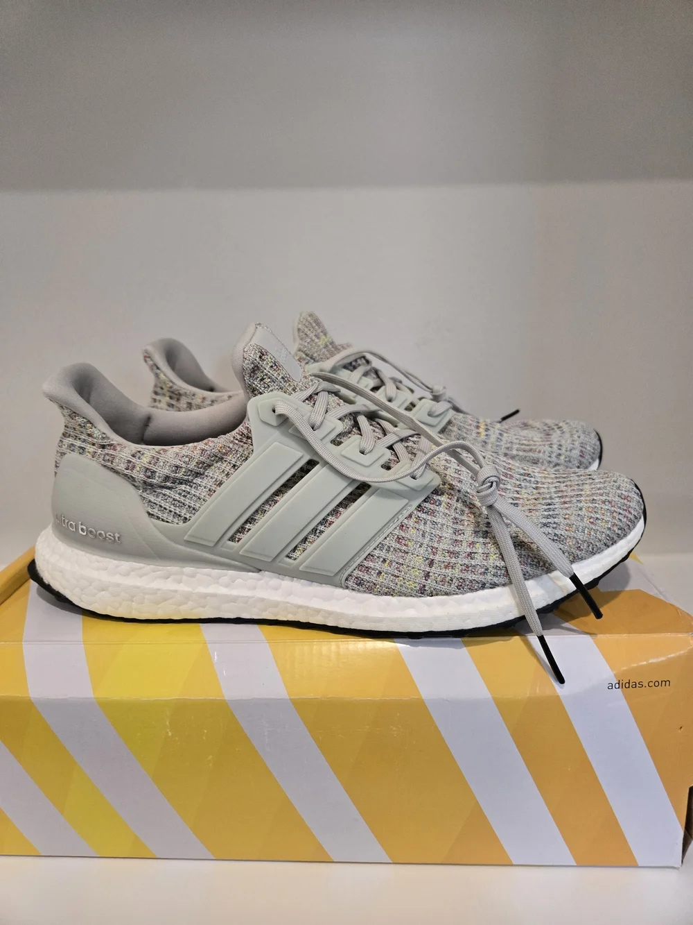 adidas | Shoes | Adidas Ultra Booat Multicolor Knit Running Sneakers ...